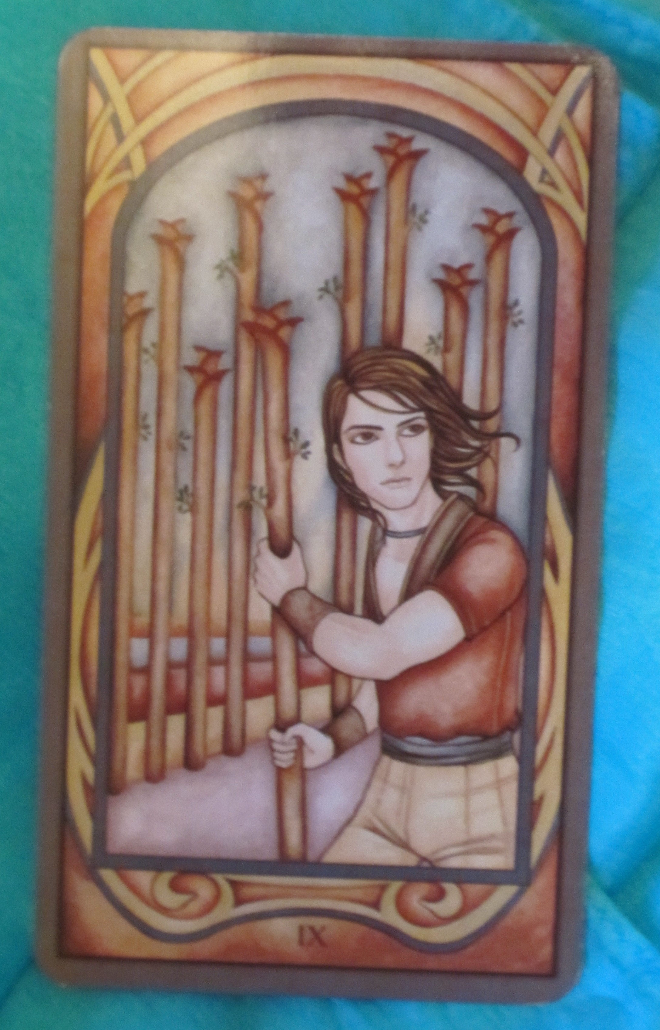 Nine of Wands ~ Tarot Card for Thursday | Daily Tarot Girl Nine of Wands ~ Tarot Card for Thursday | Daily Tarot Girl
